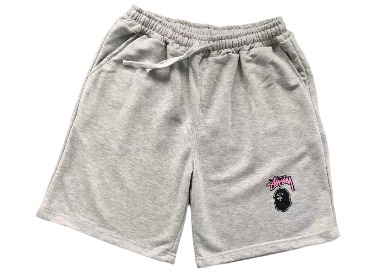 SHORT BAPE X STUSSY – KITSUNE HYPE DEPT