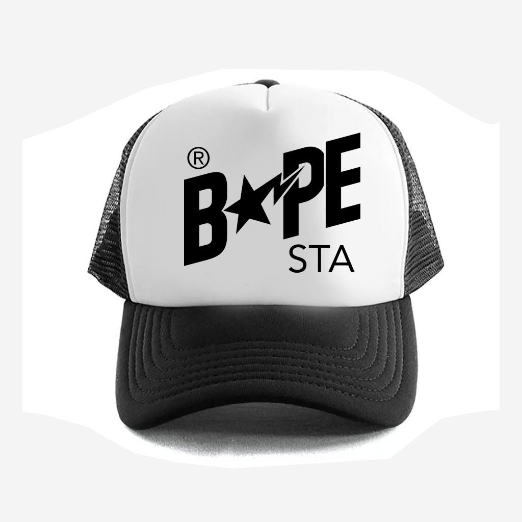 BAPE STA TRUCKER HAT – KITSUNE HYPE DEPT